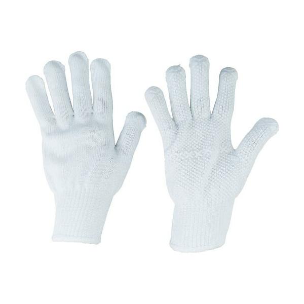 [特長]●薄手（10ゲージ）で細かい作業に最適です。●すべり止めの色は白です。[仕様]●色：ホワイト●サイズ：L●ゲージ数：10●全長(cm)：22.5●手のひら周り(cm)：19.5●中指長さ(cm)：8.0●厚さ(mm)：1.5●リスト...