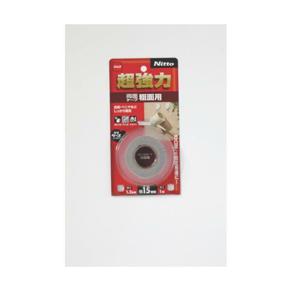 [特長]●凹凸面やザラザラ面の接着に対応致します。[仕様]●色：グレー●幅(mm)：15●長さ(m)：1●厚さ(mm)：1.2●粘着力：10.2N/10mm[材質／仕上]●基材：アクリルフォーム●粘着剤：アクリル系