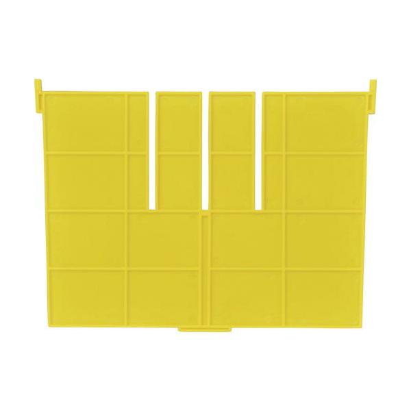 [仕様]●適合コンテナ：F-17●色：イエロー●幅(mm)：243●高さ(mm)：183●厚さ(mm)：4●タイプ：短手用●外形寸法(mm)幅：243●外形寸法(mm)厚さ：4●外形寸法(mm)高さ：183●適合本体：F-17[材質／仕上]...