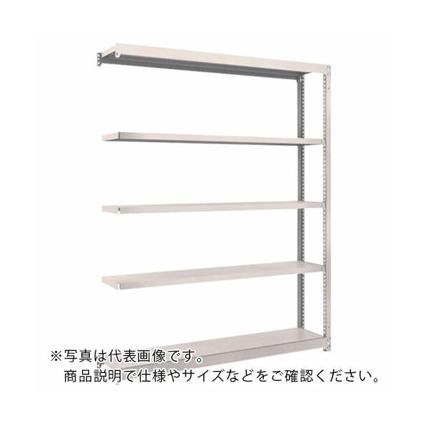 [特長]●ボルトを1本も使用していないボルトレス構造で、分解・組み立て作業が簡単。組立作業の時間を大幅に短縮できます。●棚の段数変更が小刻みな25mmピッチで、自由に調整、変更ができます。●高さ、奥行が同じであれば、増結することができます。...