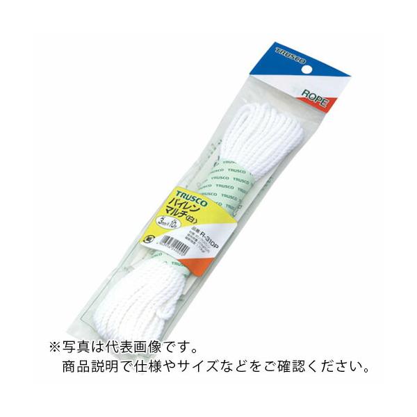 [特長]●軽くて柔らかく、扱いやすいです。[仕様]●色：白●線径(mm)：5●長さ(m)：10●包装形態：袋入●ロープの打ち方：3つ打●3つ打[材質／仕上]●ポリプロピレン（PP）