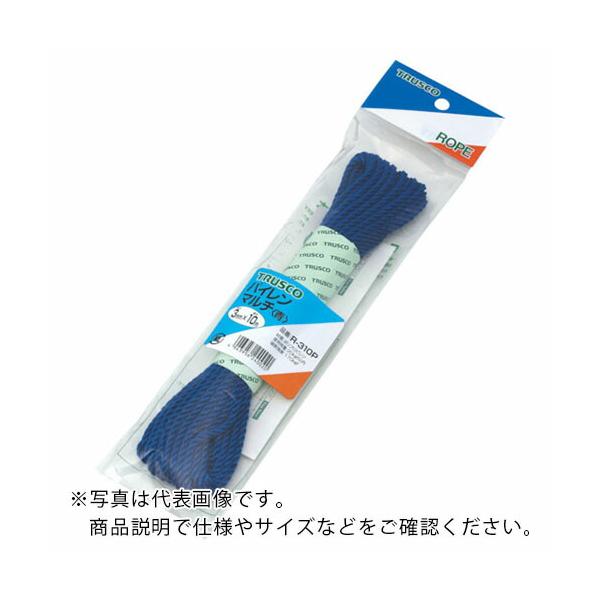 [特長]●軽くて柔らかく、扱いやすいです。[仕様]●色：青●線径(mm)：5●長さ(m)：10●包装形態：袋入●ロープの打ち方：3つ打●3つ打[材質／仕上]●ポリプロピレン（PP）