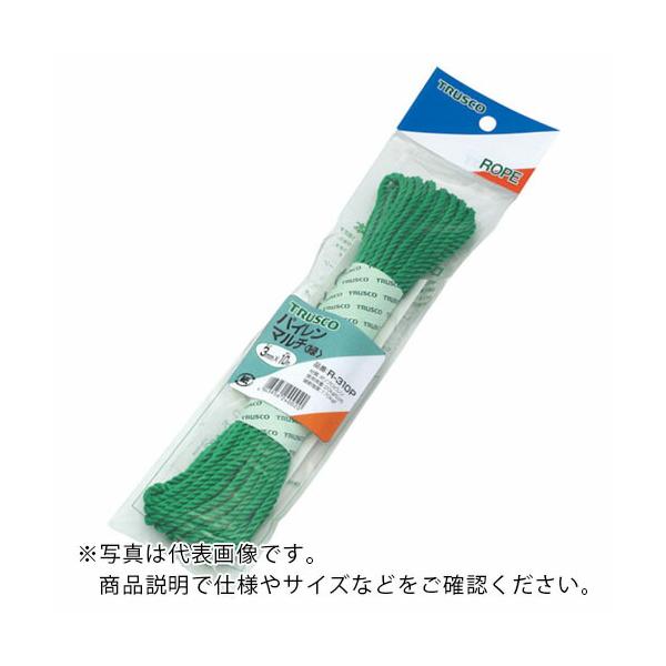 [特長]●軽くて柔らかく、扱いやすいです。[仕様]●色：緑●線径(mm)：5●長さ(m)：10●包装形態：袋入●ロープの打ち方：3つ打●3つ打[材質／仕上]●ポリプロピレン（PP）