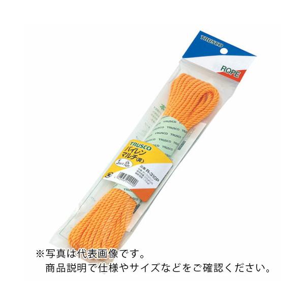 [特長]●軽くて柔らかく、扱いやすいです。[仕様]●色：黄●線径(mm)：5●長さ(m)：10●包装形態：袋入●ロープの打ち方：3つ打●3つ打[材質／仕上]●ポリプロピレン（PP）