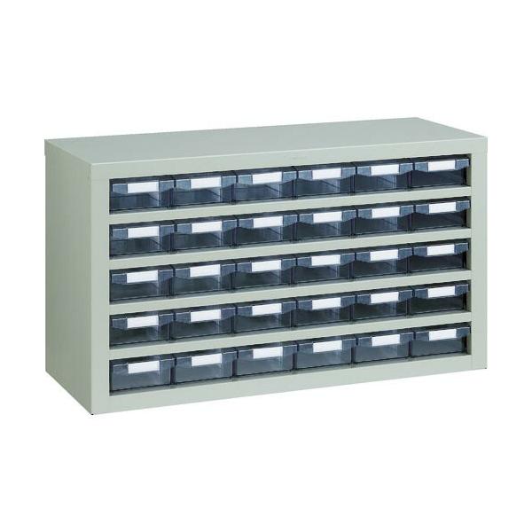 [特長]●横型タイプの部品管理ケースです。●奥行が307mmなので、作業台に置いて使用しても、作業面が広く取れます。[仕様]●間口(mm)：795●奥行(mm)：307●高さ(mm)：444●最大積載量(kg/台)：150●引出し：A-1 ...