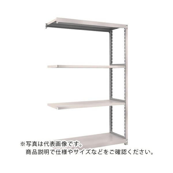 [特長]●ボルトを1本も使用していないボルトレス構造で、分解・組み立て作業が簡単で、作業時間を大幅に短縮できます。●棚の段変更が、25mmピッチで、自由に調整、変更ができます。●高さ、奥行が同じであれば、増結することができます。また、支柱を...