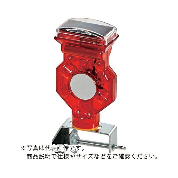 [特長]●単管やガードレールなど直接取付可能なので場所を選ばず便利です。●ソーラー充電式のため、電池や電源の必要がありません。●昼夜自動センサー付なのでオンオフの必要がありません。[仕様]●品名：工事灯●色：赤●幅(mm)：85●高さ(mm...