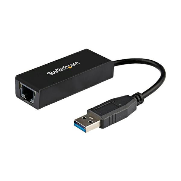 [特長]●USB 3.0経由のGigabit対応USB-RJ45アダプタです。[仕様]●コネクタ形状：RJ-45、USB Type-A（USB 3.2）（5Gbps）●ケーブル長(m)：0.135●色：ブラック●幅(mm)：26●奥行(mm...