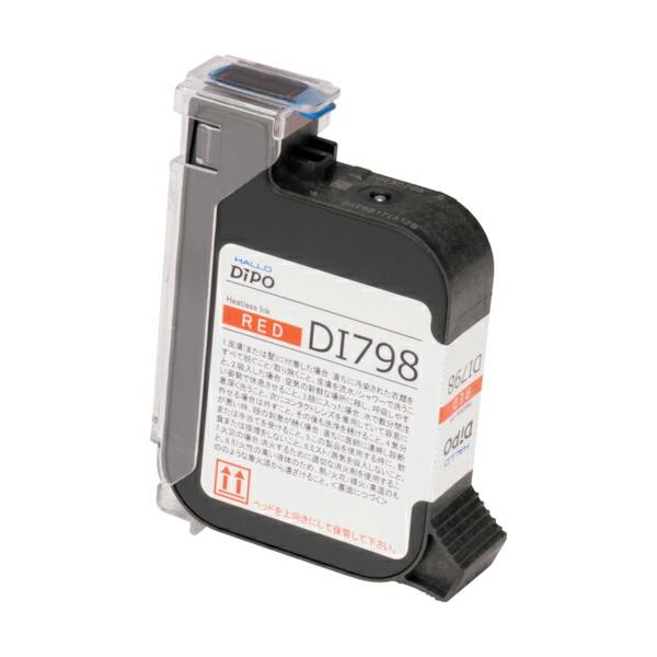 [特長]●アルミやフィルム素材への定着性に長けたスタンダードインクです。●約2秒で乾く速乾性のインク●赤以外に黒と青をラインナップです。[仕様]●文字色：赤●適合機種：DiPOシリーズ●タイプ：速乾インク（自然乾燥）●色：赤●使用期限：6ヶ...
