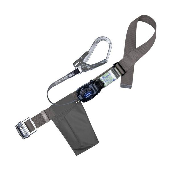 [特長]●ロック機能なしのシンプルな巻取器式です。●スチール製のフックとバックルを採用しています。[仕様]●色：シルバー●胴ベルト幅×長さ(mm)：50×1200●フック口開き(mm)：50●最大使用可能質量(kg)：100●ランヤード寸法...