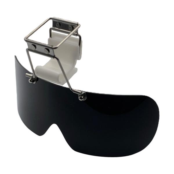 [特長]●ヘルメットに簡単に装着できるフロント形遮光めがね●めがねのように耳に掛けないので煩わしさがありません[仕様]●レンズ色：グリーン●幅(mm)：240●高さ(mm)：80●レンズ厚(mm)：約1.8●遮光度：#8●防傷加工：○●UV...