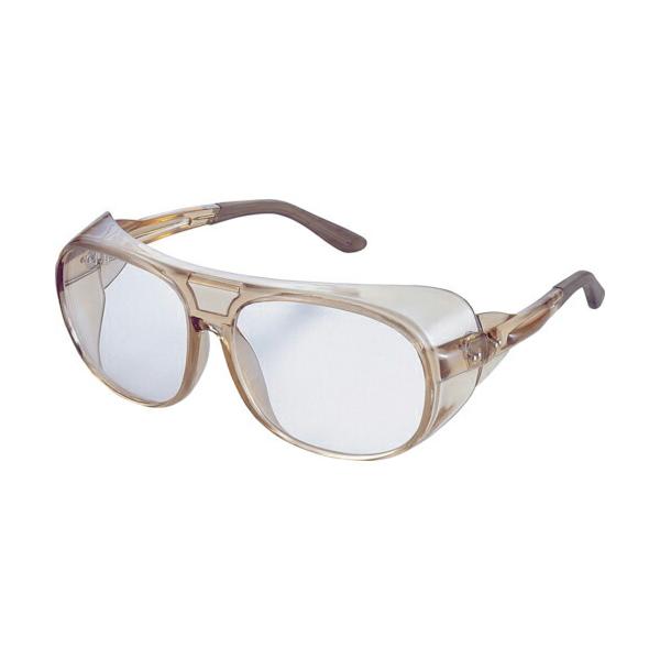 [特長]●用途に応じて各種レンズを選択できるスタンダードアイカップ形JISメガネです。[仕様]●レンズ色：クリア●テンプル色：ブラウン●フレーム色：ブラウン●幅(mm)：153●高さ(mm)：53●長さ(mm)：156●レンズ厚(mm)：約...