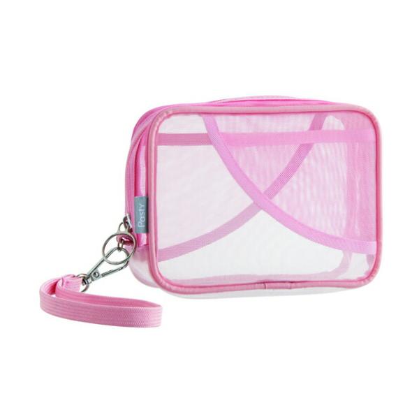 [特長]●メッシュ素材で中身が透けて見えるポーチです。[用途]●小物用に。[仕様]●色：ピンク●タイプ：ガジェット用●幅(mm)：155●奥行(mm)：60●高さ(mm)：115●メッシュ素材[材質／仕上]●本体：ナイロン・ポリエステル、ス...
