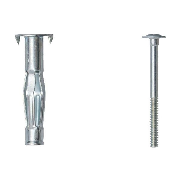 [特長]●従来の当社ボードアンカーと比べて施工工程が少なく、簡単に適切な開脚ができる安全な金属製カサ式アンカーです。●施工工程が少なく、簡単に適切な開脚ができます。●ねじが空回りすると施工完了します。●ボードアンカーリベッター不要です。[仕...