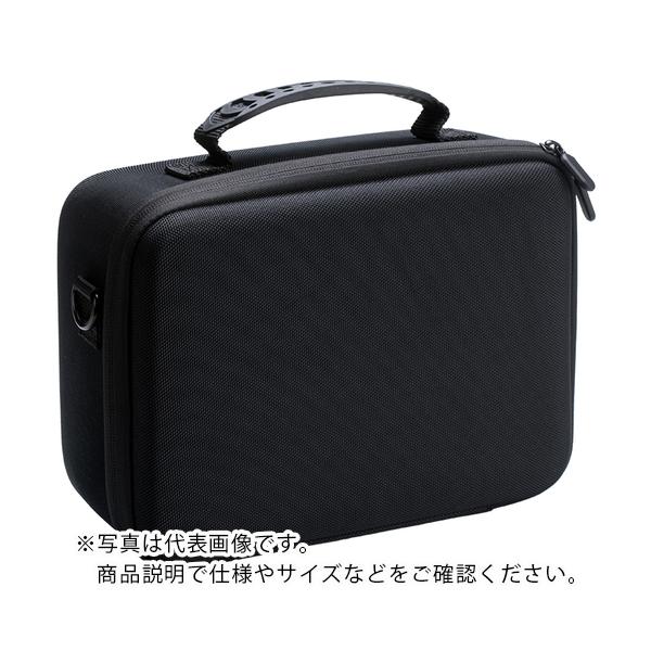 [特長]●シンプルで低価格なジッパー式の取手付きソフトケースです。[仕様]●色：ブラック●外形寸法(mm)間口：280●外形寸法(mm)奥行：210●外形寸法(mm)高さ：110●内装スポンジ付タイプ[材質／仕上]●本体:ポリエステル・EV...