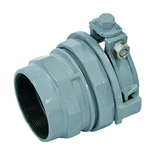 [特長]●分解不要、管を挿し込んで締めるだけで接続できます。[仕様]●呼び径(mm)：75●L(mm)：95●L1(mm)：42●A(mm)：76●L0(mm)：127●使用温度：0〜45℃[材質／仕上]●バーミキュラ鋳鉄