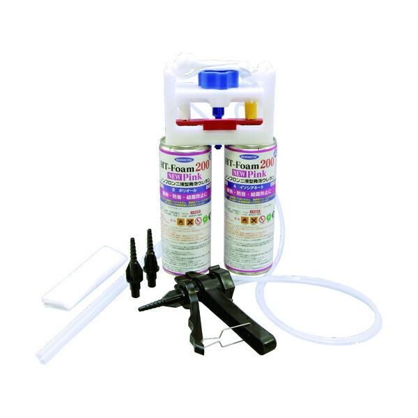 [特長]●速乾タイプ●壁面や天井面での作業が容易●手元操作で施工が容易●優れた接着力●優れた断熱性[仕様]●色：ピンク●発泡体積(L)：22〜26●容量(ml)：800●二液速乾型型発泡ウレタン剤●ノンフロン●F☆☆☆☆●JIS A 951...
