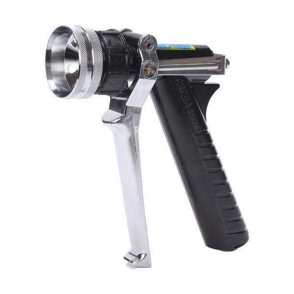 [特長]●コンパクトで取り回しがいい片手サイズです。●レバーの握り加減で遠近調節や噴角を簡単に自在に調節できます。●レバーを離すと噴霧が停止します。●果樹から庭木の防除まで幅広く使用できます。●調節ナットを回すことでレバーの位置を決め、噴角...