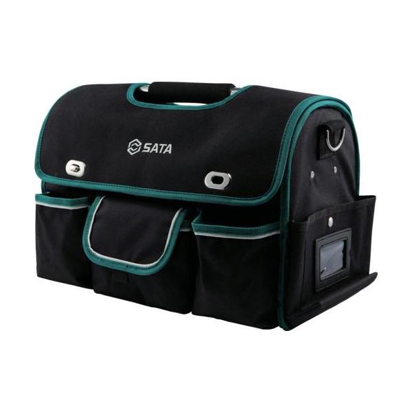 [特長]●防水６００Ｄポリエステル生地を使用しており、耐久性があります。●名刺ポケットが付いており、他と区別しやすいです。●重量のある工具も安全に収納可能です。●開口部が広く、工具の出し入れが簡単です。[用途]●工具の収納や運搬。[仕様]●...