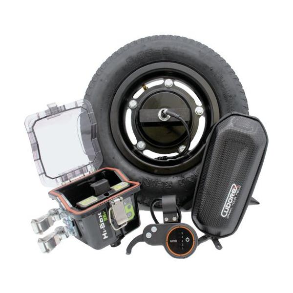 [特長]●E-cat kit2はお手持ちのねこ車（一輪車・手押し車）をだれでもカンタンに電動化できる取付式の電動アシストタイヤキットです。●タイヤが電動で回るので踏ん張る回数が減ります。●悪路や段畑、傾斜地、木の根や柔らかい土の上でもらくら...