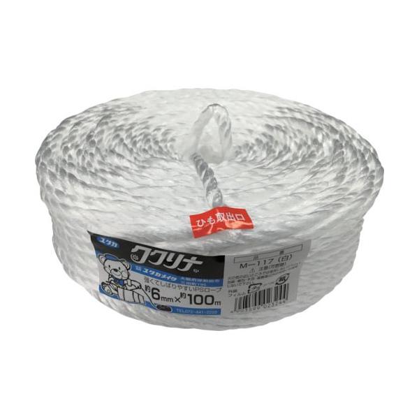 [特長]●溶着品なので、切り口がほぐれません。[仕様]●色：白●標準幅(mm)：6●長さ(m)：100●平巻タイプ[材質／仕上]●ポリプロピレン（PP）