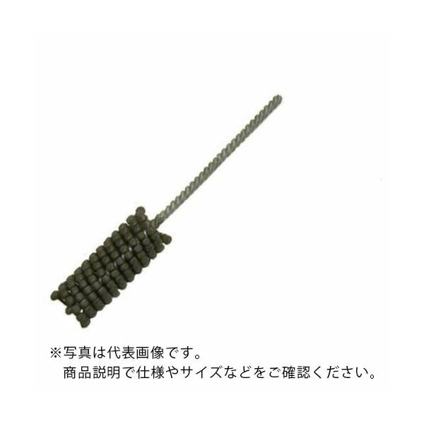 [特長]●シャフトから出ているファイバー樹脂製の足に人口砥粒を焼結させた玉をつけた構造です。●足がナイロン樹脂で弾力性に富み、ワークの内面のバリ、凹凸のあるワークの内面も研磨可能です。[仕様]●全長(mm)：203●適用内径(mm)：27....