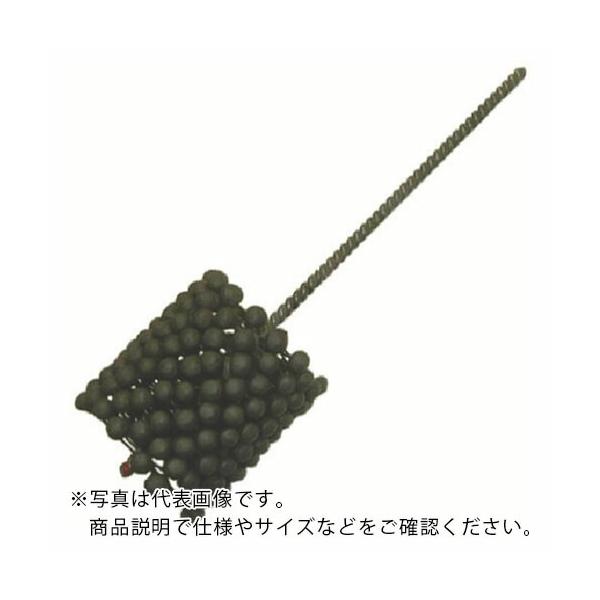 [特長]●シャフトから出ているファイバー樹脂製の足に人口砥粒を焼結させた玉をつけた構造です。●足がナイロン樹脂で弾力性に富み、ワークの内面のバリ、凹凸のあるワークの内面も研磨可能です。[仕様]●全長(mm)：203●適用内径(mm)：70....