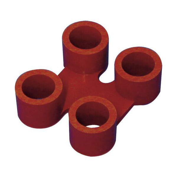 [仕様]●厚さ(mm)：18●色：レンガ●幅(mm)：57●長さ(mm)：66●タイプ：ジョイント[材質／仕上]●合成ゴム