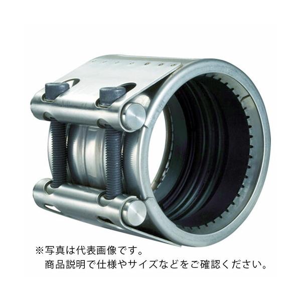 [特長]●メタルタッチ構造でトルクレンチ不要となり、施工管理がさらに簡単になりました。[仕様]●呼び径A：80●呼び径B：3●適合管外径(mm)：89.1●ケーシング幅(mm)：96.0●ゴムリップ間隔(mm)：41●締付けボルト六角穴サイ...