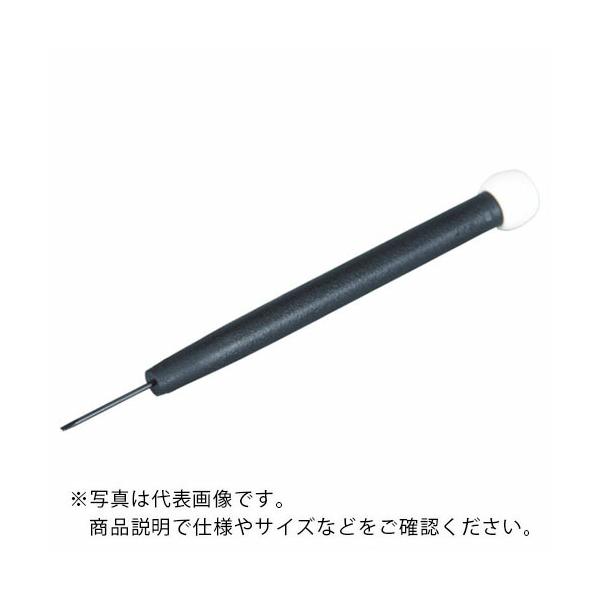 [特長]●ニッケルクロームモリブデン・バナジウム鋼を使用し先端の強度がある精密ドライバーです。●プラスティック柄なので軽量で使いやすいです。●回転キャップ付きです。[仕様]●刃先：［［−］］1.8●軸長(mm)：21●全長(mm)：114●...