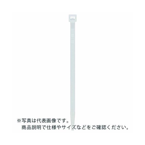 [特長]●主に屋内での結束に適した高品質ケーブルタイです。[仕様]●色：白●幅(mm)：4.5●長さ(mm)：300●厚さ(mm)：1.5●最大結束径(mm)：82●引張強度(N)：250●最小結束径(mm)：5●一度締めると、切断しない限...