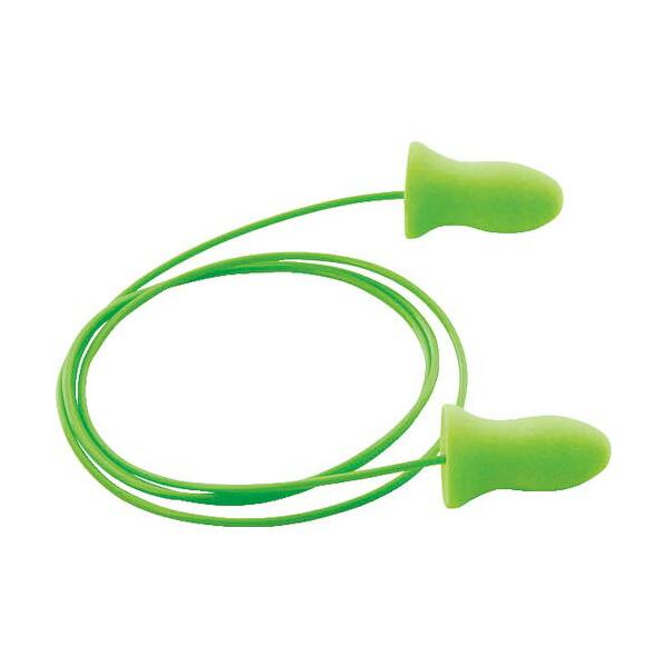 [特長]●人間工学に基づいた形状でしっかりフィットします。●高い遮音性能を発揮します。[仕様]●コード：有(730mm)●サイズ：M●NRR値(dB)：33●NRR値：33dB[材質／仕上]●耳栓本体:発泡ポリウレタン(PUR)