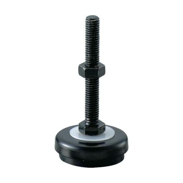 [特長]●スチール部分に亜鉛メッキを施しています。●ねじ部裏にプラスドライバー用の十字穴があるため簡単にインパクトレンチなどで取り付けできます。●ADW型の底部材料クロロプレンゴムは耐候性に優れています。[仕様]●許容荷重(kgf)：580...