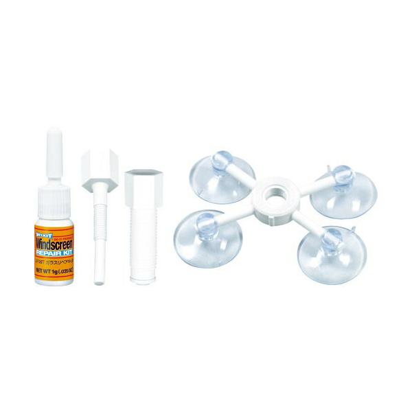 [特長]●UFIXIT（ユーフィックスイット）だけのU.S.特許取得４点ポジショニングツールで、初めての方でも作業がしやすくきれいに仕上がります。●浸透性にすぐれた特殊レジンがキズに浸透し硬化することで、キズの広がりを防ぎ目立たなくします。...