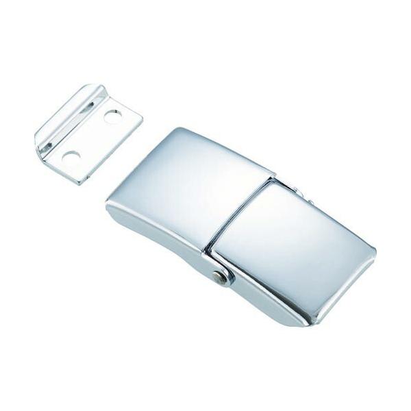 [特長]●受け金具が本体に隠れます。[仕様]●本体取付穴寸法(mm)：3.2●受け穴寸法(mm)：3.0[材質／仕上]●冷間圧延鋼板（SPCC）●表面処理:三価クロムメッキ仕上げ