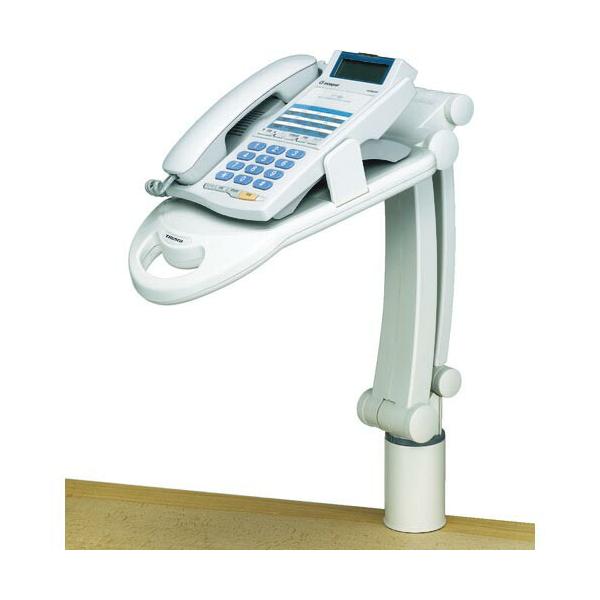 [特長]●アーム回転範囲は360°で自由自在に動き、どんな位置にでも設置できます。●アームの高さをスペーサーで50mm高くでき、電話コードをアームの中に収納できます。[仕様]●幅(mm)：220●奥行(mm)：380〜620●高さ(mm)：...