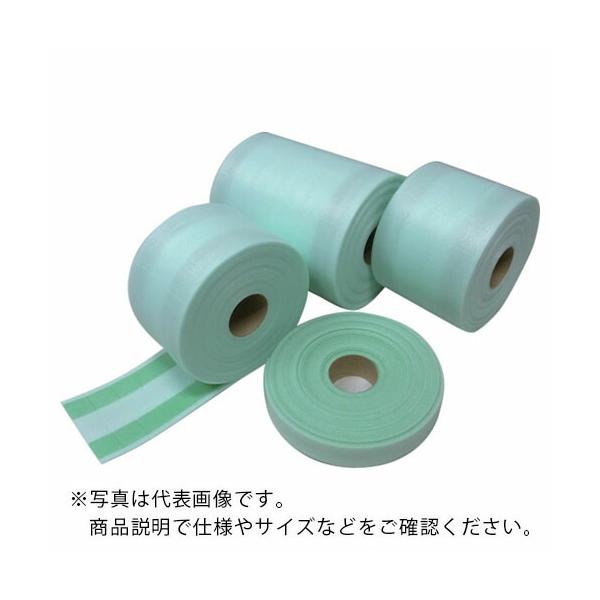 [特長]●緩衝性の高い発泡ポリエチレン製で、裏の両端に養生用粘着テープが付いています。●30mmごとにハーフカットが入っているので、手で簡単にカットすることができ、ハサミやカッターで切る手間がありません。[仕様]●色：緑●幅(m)：0.03...