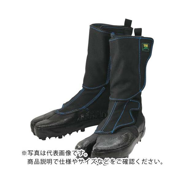 [特長]●山林作業用のスパイク地下足袋です。●切創、摩擦に強い綿とポリエステルの混紡素材を使用しています。●スチールスパイクピンで防滑性が向上しました。●脱ぎ履きのしやすいマジックタイプです。[用途]●農・林業。[仕様]●寸法(cm)：26...