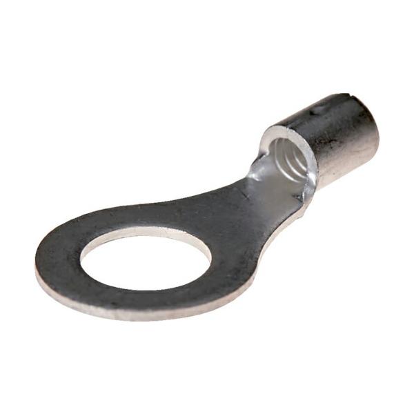 [特長]●接触面（舌部）が丸く、ねじ固定用の取り付け穴がある裸圧着端子です。[仕様]●電線抱合範囲 単線(mm)：1.82〜2.89●電線抱合範囲 より線(［［ＭＭ２］］)：2.63〜6.64●電線抱合範囲 AWG：12-10●外径寸法(m...