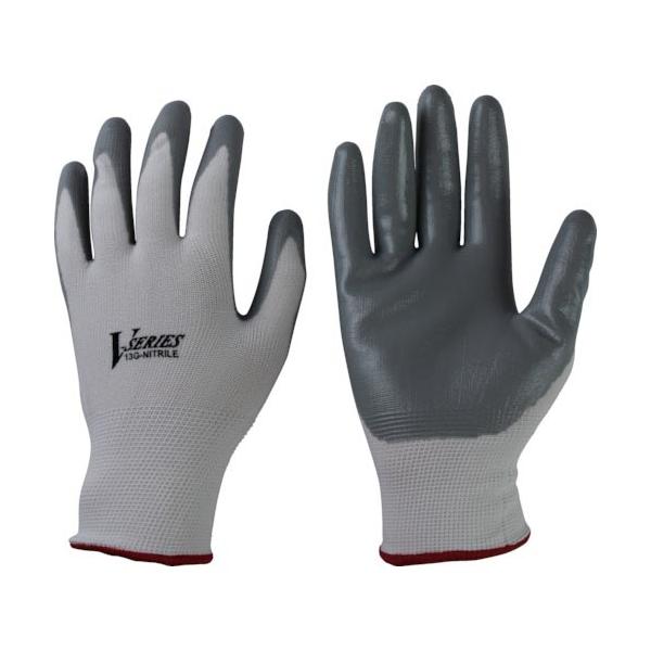 [特長]●耐油性・耐突刺性に優れます。●ニトリルコートタイプです。[仕様]●色：ホワイト●サイズ：M●ゲージ数：13●全長(cm)：23.0●手のひら周り(cm)：18.0●中指長さ(cm)：8.0●厚さ(mm)：1.2●13ゲージ編[材質...