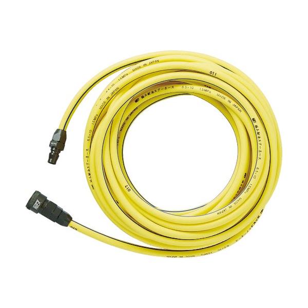 [特長]●ホースの両端金具にマグネシウムカプラーを取り付けた耐油仕様です。[仕様]●外径(mm)：10●内径(mm)：6.5●全長(m)：10●肉厚(mm)：1.75●最高使用圧力(MPa)：1●使用温度範囲(℃)：-5〜60●使用流体：空...