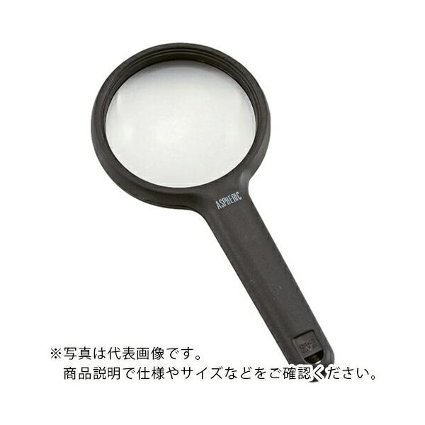 [特長]●軽くて丈夫で強めの倍率で大変見やすい「非球面レンズ」のルーペです。[仕様]●倍率(倍)：3.5●レンズ寸法(mm)：φ65[材質／仕上]●レンズ材質：アクリル非球面レンズ(ハードコート加工済)