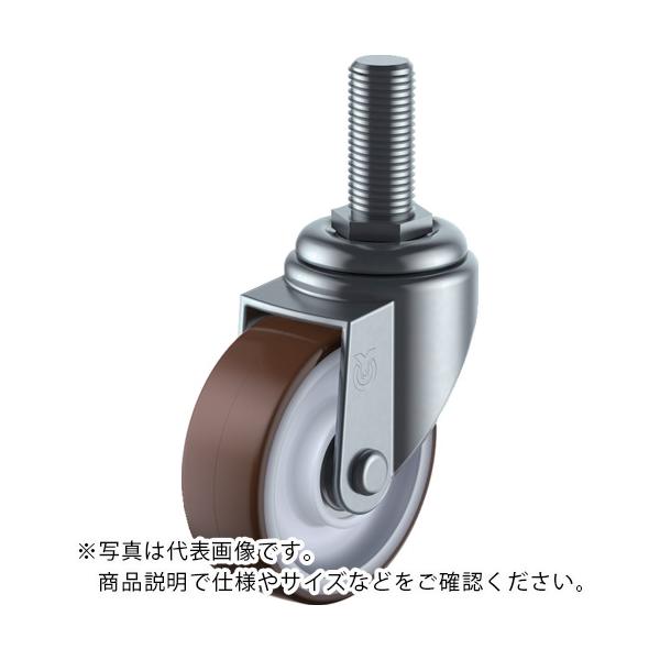 [特長]●走行性・耐荷重を備えた標準的な小型キャスターです。耐油性、耐摩耗性に優れたウレタン車輪を使用しています。[仕様]●許容荷重(daN)：60●許容荷重(kgf)：61.2●車輪径D(mm)：100●車輪幅(mm)：28●取付高H(m...