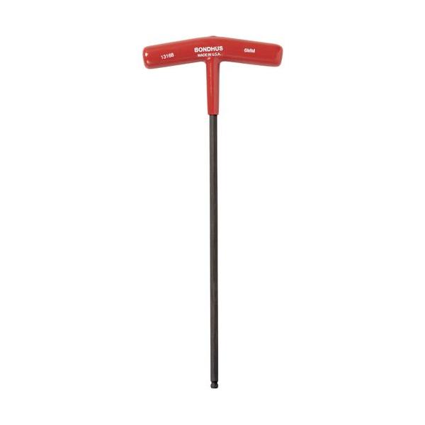 [特長]●ハンドルは鉄製です。●ボールポイント形状により最大25度の角度で回すことができます。●グリップは手になじむエルゴノミクスデザインです。●鉄製ハンドルの重さを利用することでネジをスムースに回すことができます。[仕様]●対辺寸法(mm...