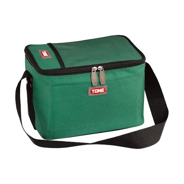 [特長]●ボルトやナット、工具類の収納・運搬ができる便利なバッグです。●ボルト類を汚れや水漏れから守ります。[仕様]●色：グリーン●幅(mm)：300●奥行(mm)：200●高さ(mm)：210●ジッパー付(ダブルジッパー)●透明ポケット付...