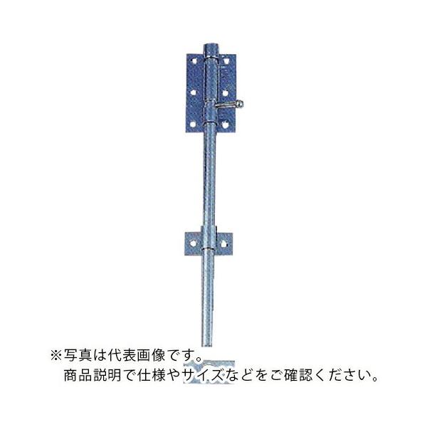 [特長]●強固な作りで多くの出入り口でお使いいただけます。[用途]●扉などに取り付けられる丸落しです。[仕様]●長さ(mm)：147●径(mm)：12●心棒１２ミリ[材質／仕上]●材質：鉄●仕上：ユニクロ[セット内容／付属品]●ユニクロ皿木...