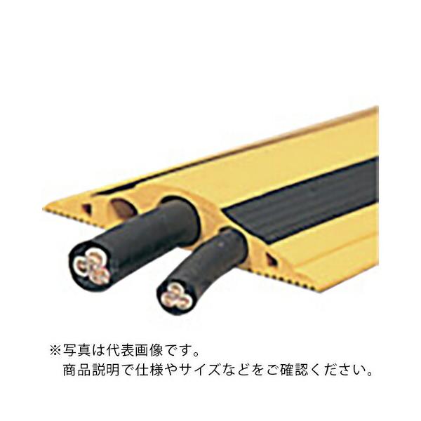 [特長]●屋内外、天候問わず使用できるウルトラプロテクターです。●床用ケーブル保護収納に使用できます。●カッター等で楽々切れます。[用途]●床用や路上でキャプタイヤケーブル保護収納に使用できます。[仕様]●重量(Kg)：12.6●色：イエロ...