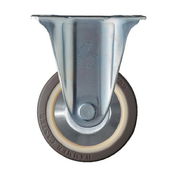 [特長]●旋回式400S/419Sと併用できる、高品質な固定式大型キャスターです。[仕様]●許容荷重(daN)：100●許容荷重(kgf)：102●車輪径D(mm)：100●車輪幅(mm)：32●取付高H(mm)：140●取付座A(mm)：...