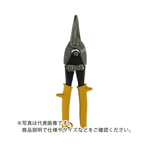 [特長]●倍力機構採用で軽い力で切断が可能です。●滑り止め加工を施された刃先は切断材を逃がしません。●ハサミがねじれる事を防ぐ為、刃先は分厚く頑丈な鍛造品です。[仕様]●切断能力(mm)鉄板：1.2●切断能力(mm)ステンレス板：0.6●全...