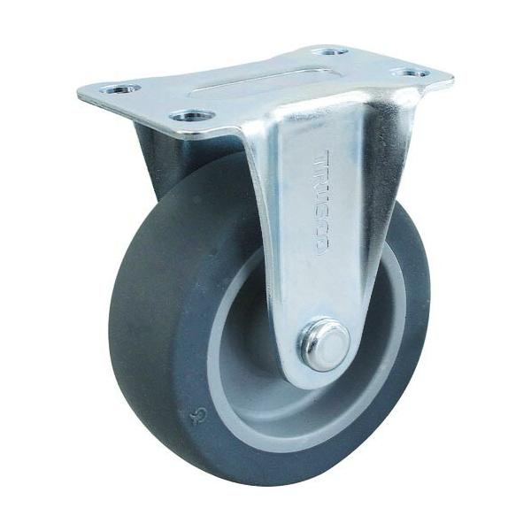 [特長]●車輪にエラストマー(キャスター径50〜75mm交換車輪無し)、グレーゴム(キャスター径100〜150mm交換車輪有り)を使用しているので床面への走行痕が発生しにくくなっています。●走行性、耐荷重性を備えた標準的な軽・中量荷重用キャ...